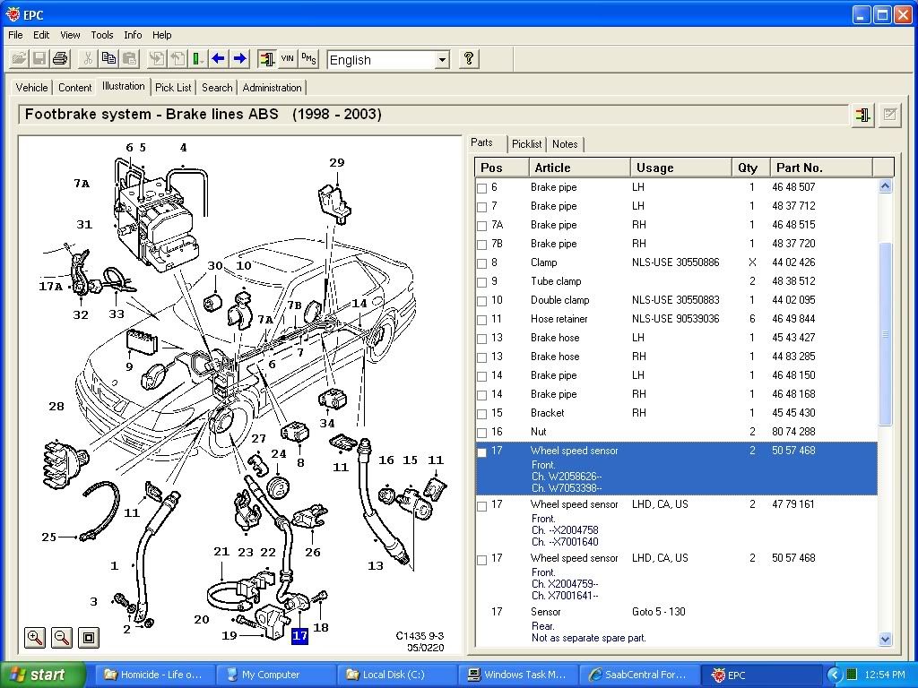 Where is Speed Sensor ( Speedo Transducer)? | SaabCentral Forums