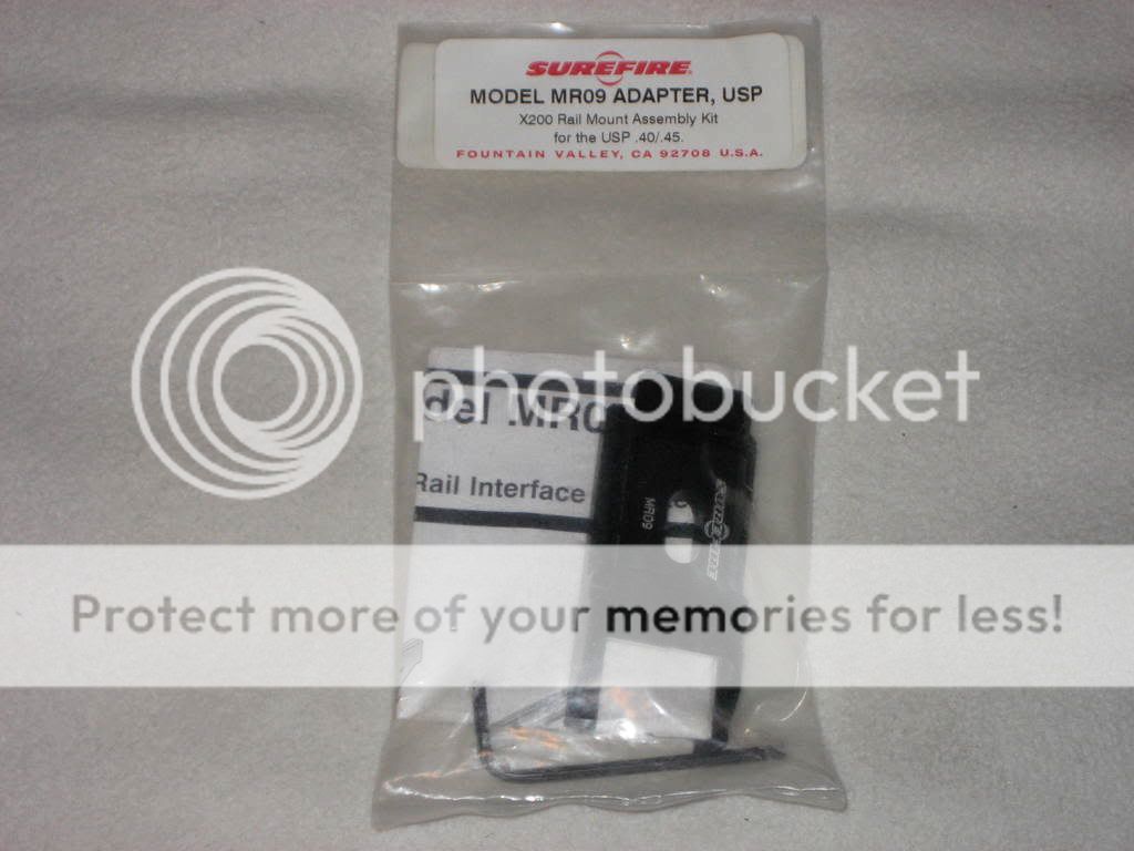 FS: NEW SUREFIRE MRO9 FOR USP PISTOLS PICATINNY RAIL CONVERSION $55.00 ...