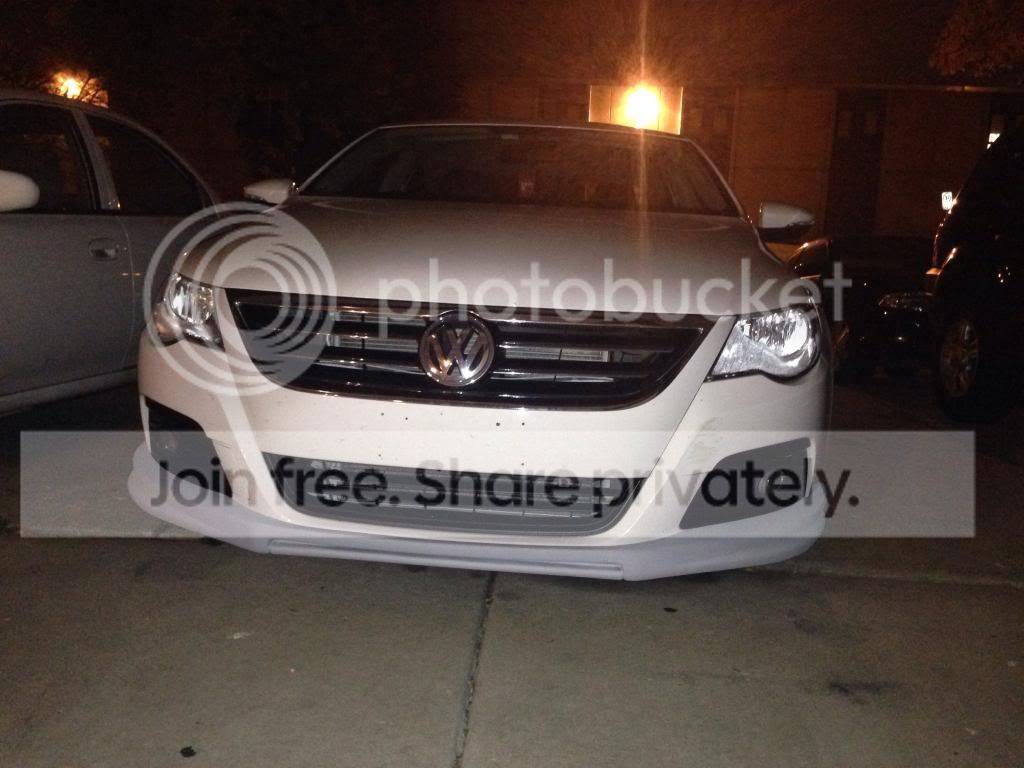08-12 volkswagen cc front bumper lip spoiler | VW Vortex - Volkswagen Forum