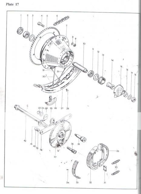 A65 1971 Rear Conical Hub brake shoes - Britbike forum